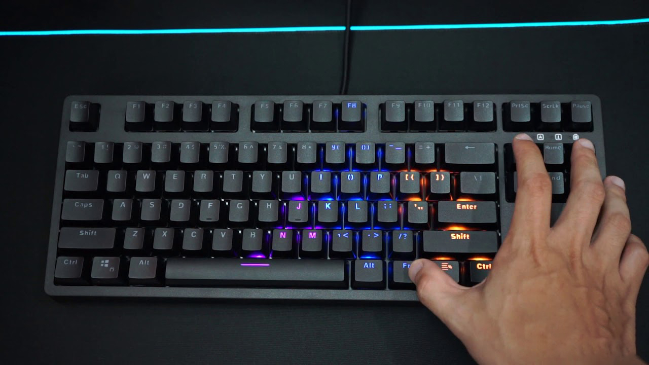 Bàn phím cơ E-Dra EK387 RGB Blue Switch (TKL)