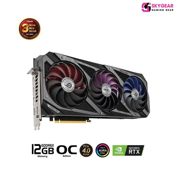 Card màn hình Asus ROG STRIX-LC-RTX 3080 Ti-O12G-GAMING